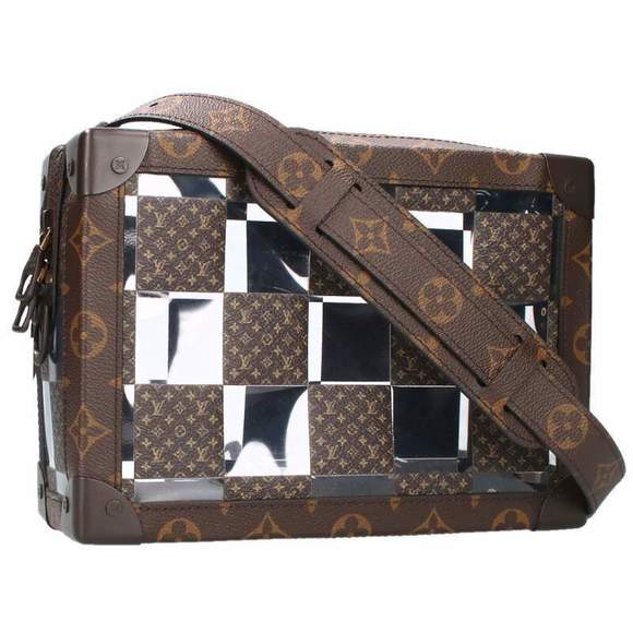 Louis Vuitton | Bags | Louis Vuitton Chess Shoulder Bag Clear Trunk ...